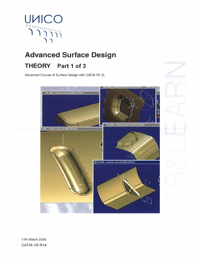 CATIA Tutorial Advanced Surface Design Theory Part1of7 | PDF | Tangent ...