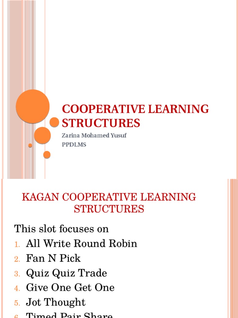 6 Cooperative Learning Structures | PDF | Self-Improvement