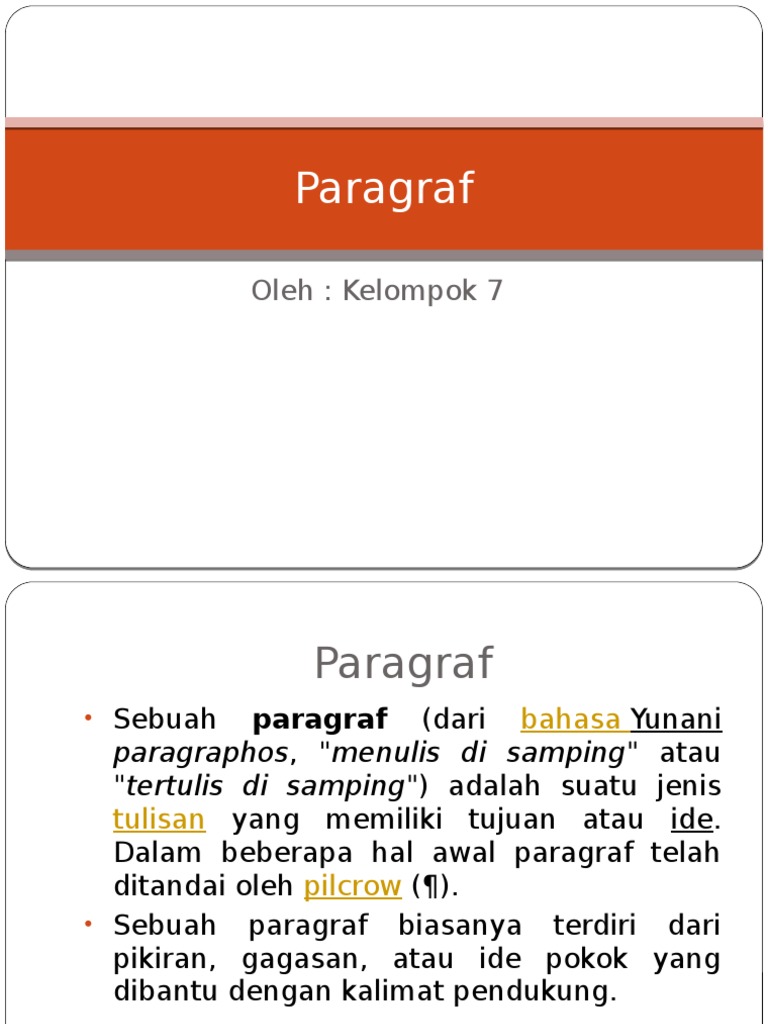 Paragraf | PDF