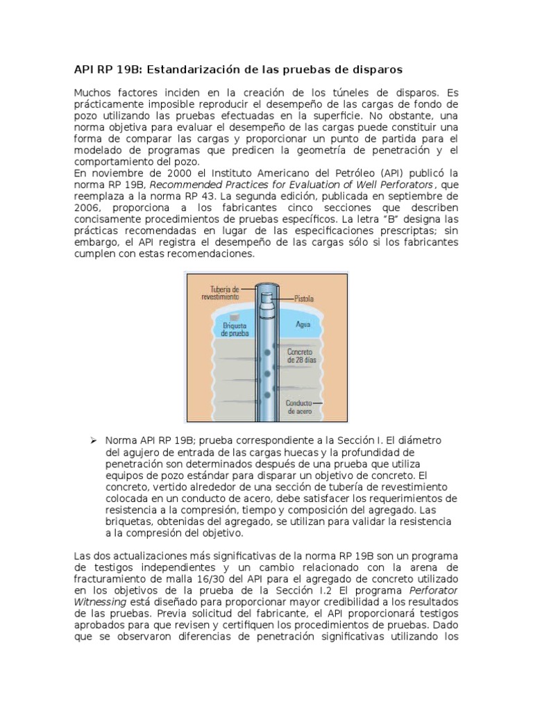Api RP 19B | PDF | Hormigón | Materiales