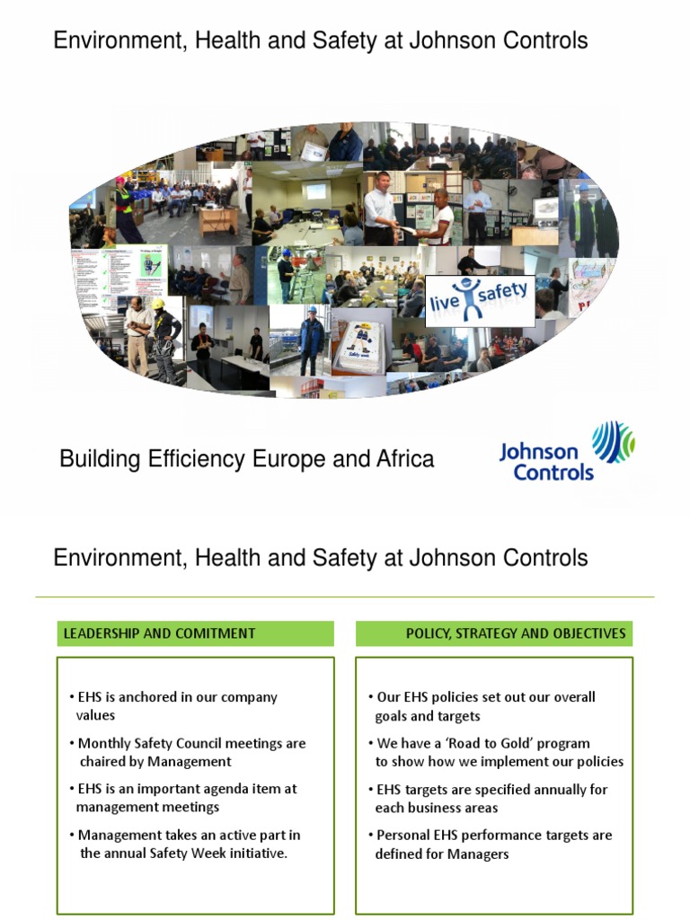 Environment, Health and Safety at Johnson Controls: Aldershot, UK 7 ...