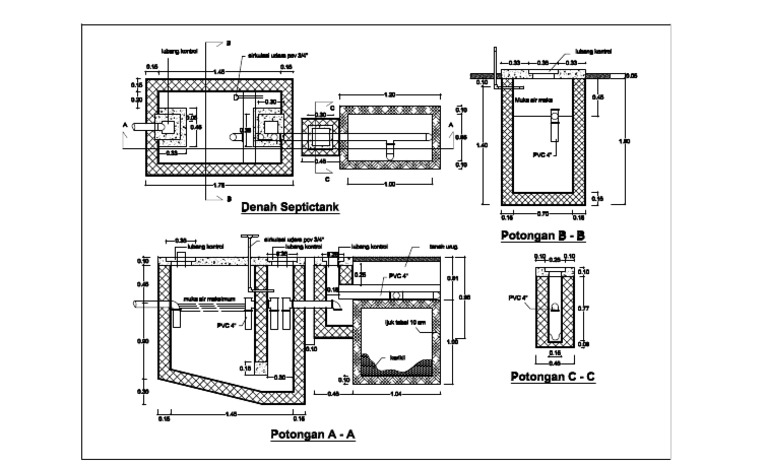Denah Septictank | PDF