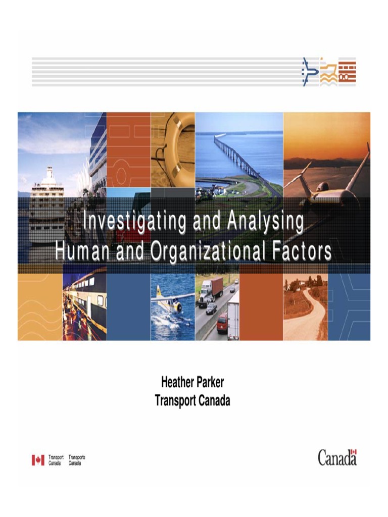 Parker 061201 - Investigating and Analysing Human and Organizational ... Parker 061201 - Investigating and Analysing Human and Organizational ...