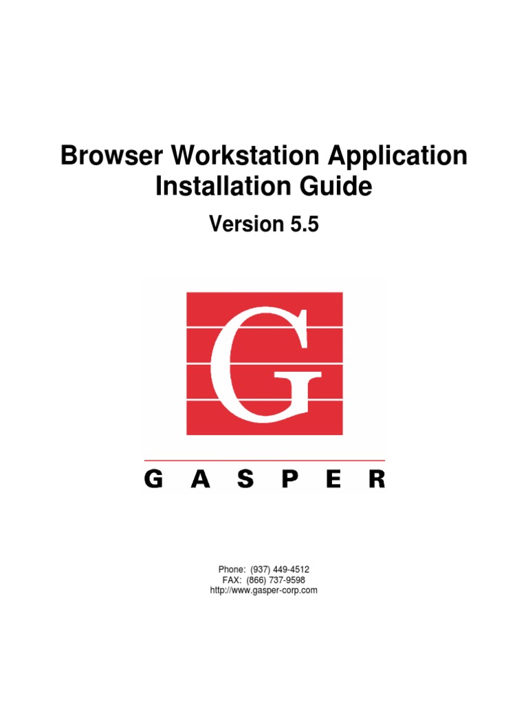 Browser WS Install Guide | PDF | Web Server | Internet & Web