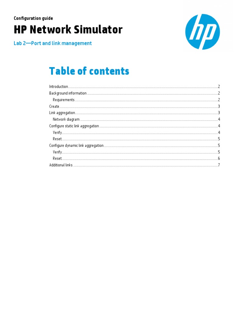Lab2 HP | PDF | Network Switch | Computer Hardware