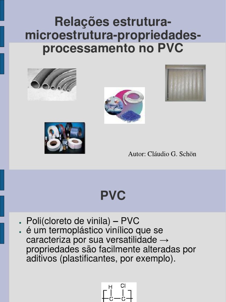 Sintese Do PVC | PDF | Cloreto de polivinila (PVC) | Polímeros