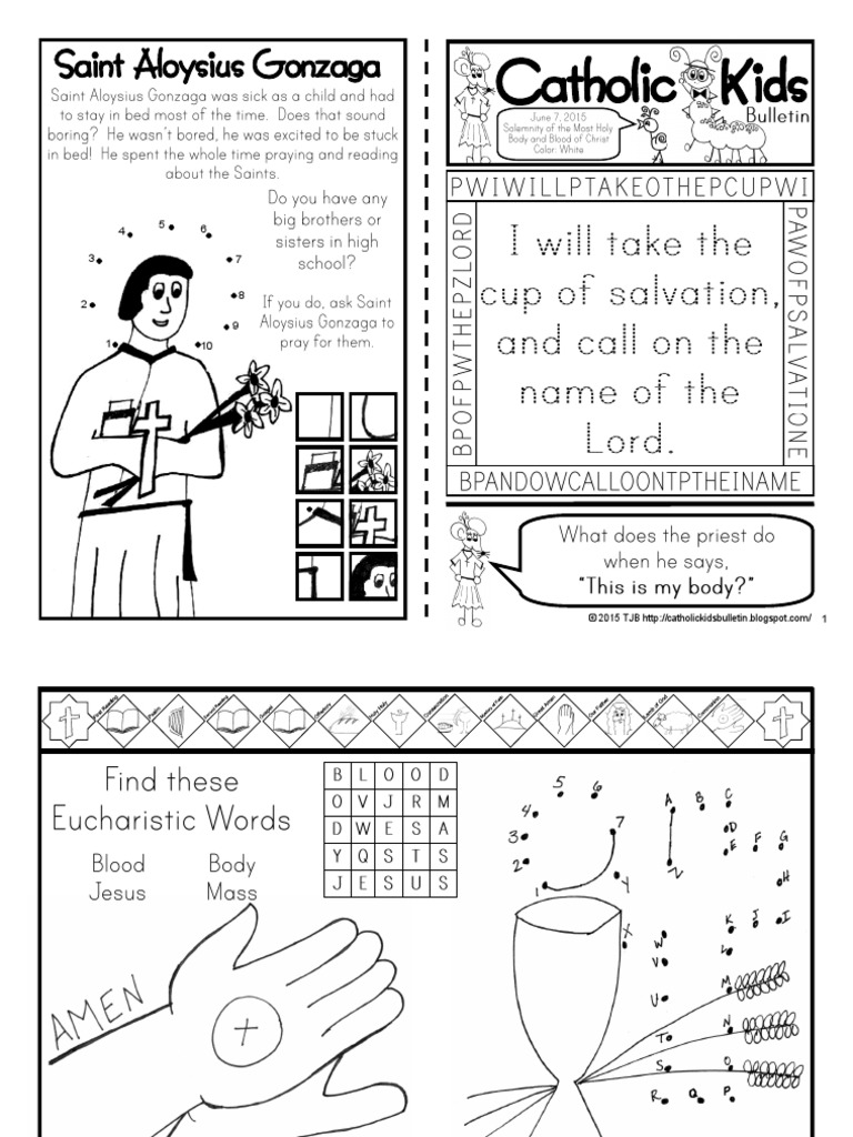 June 2015 Catholic Kids Bulletin | PDF