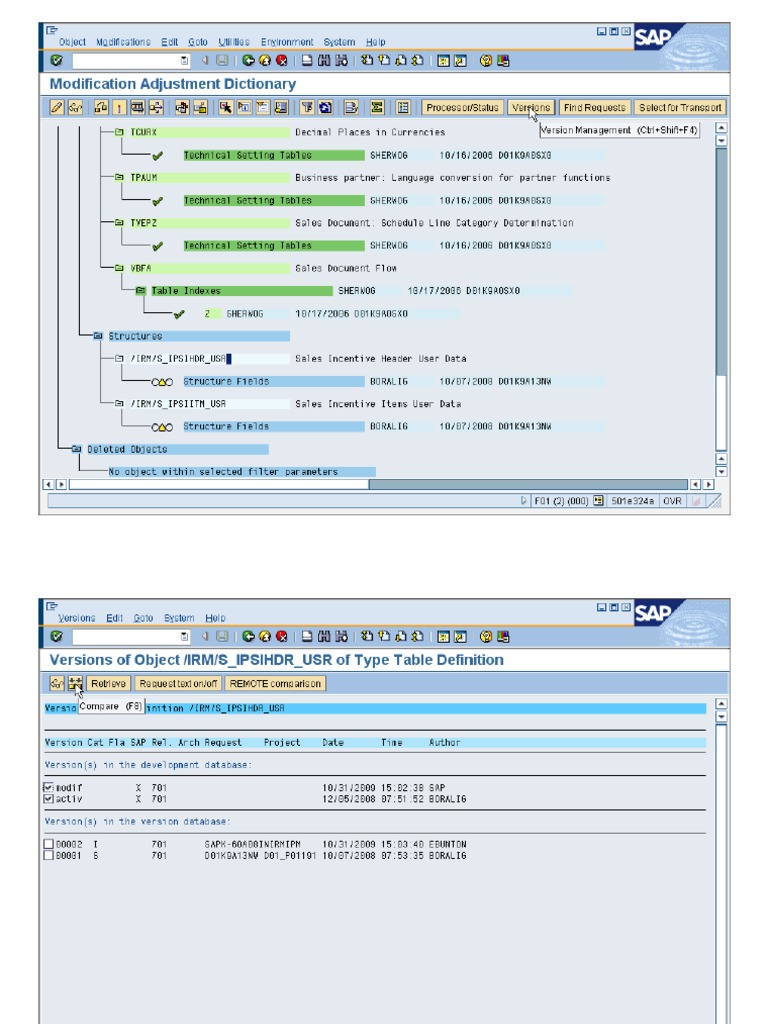Vistex Tables OTC | PDF