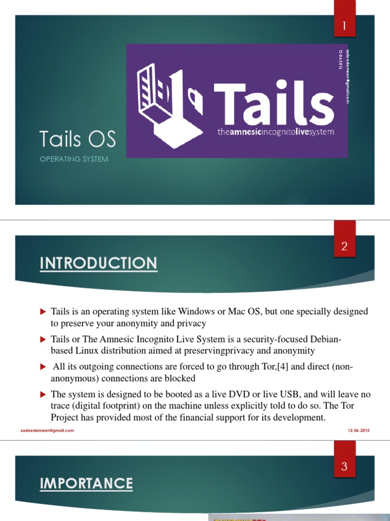 Tails operating system | Tor (Anonymity Network) | Operating System