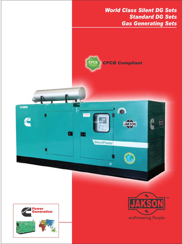 Jakson Silent DG Set 7.5 3000kVA | PDF