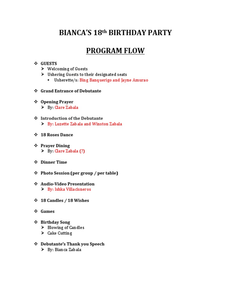 Debut Program | PDF