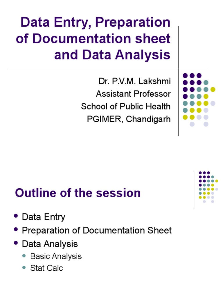 Data Entry, Preparation of Documentation Sheet and | PDF | Microsoft ...