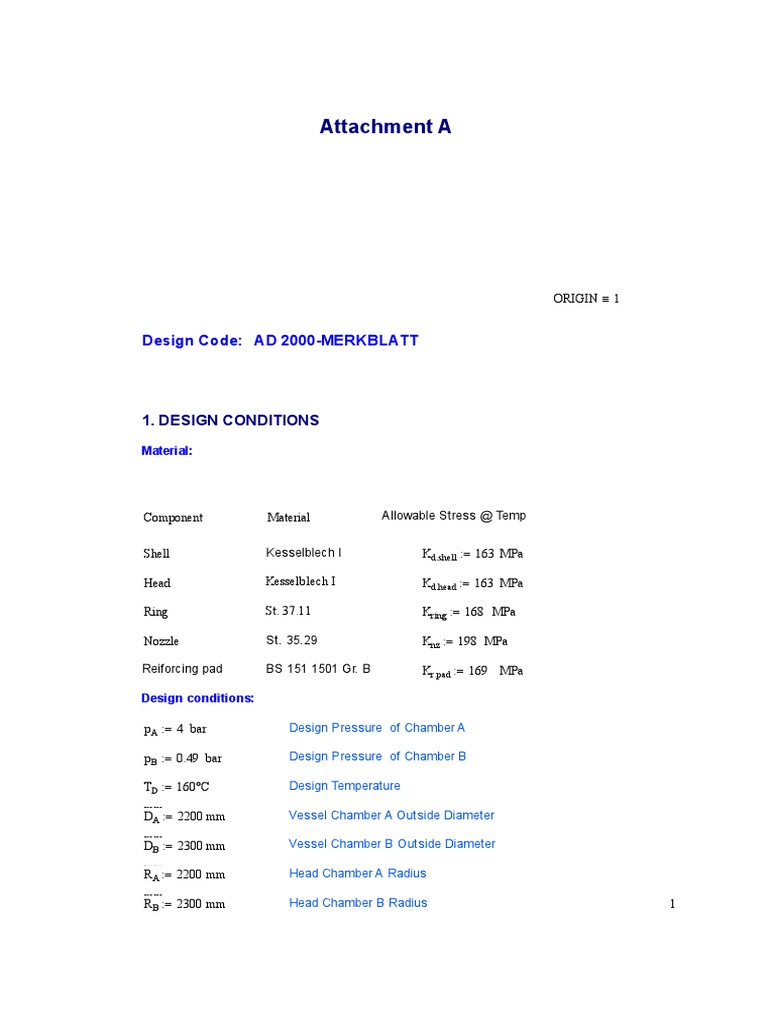 AD 2000-Merkblatt Thickness Calculations | PDF | Continuum Mechanics ...