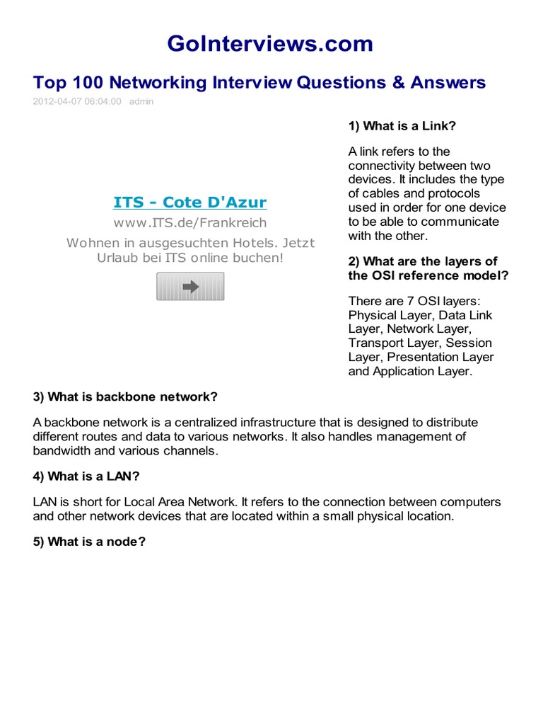 Cisco Meraki Interview Q&A Guide | PDF | Virtual Private Network ...