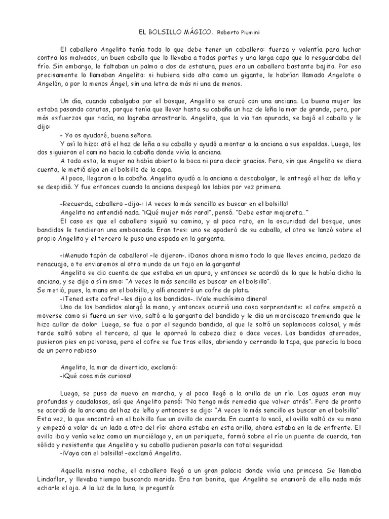 El Bolsillo Magico | PDF | Ocio