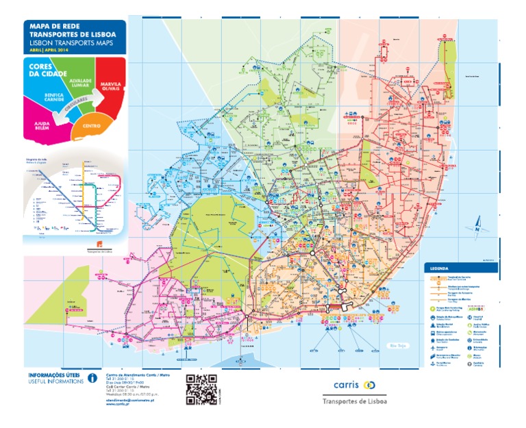 LISBOA - Mapa Carris | PDF