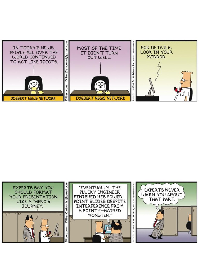 Dilbert 2014 Office Cartoon | PDF