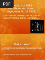 Republic Act No. 9995 | PDF | Privacy | Justice