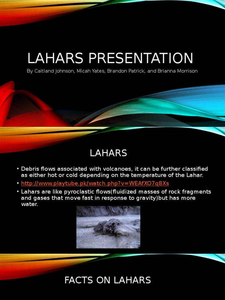 Understanding Lahars: Volcanic Debris Flows | PDF