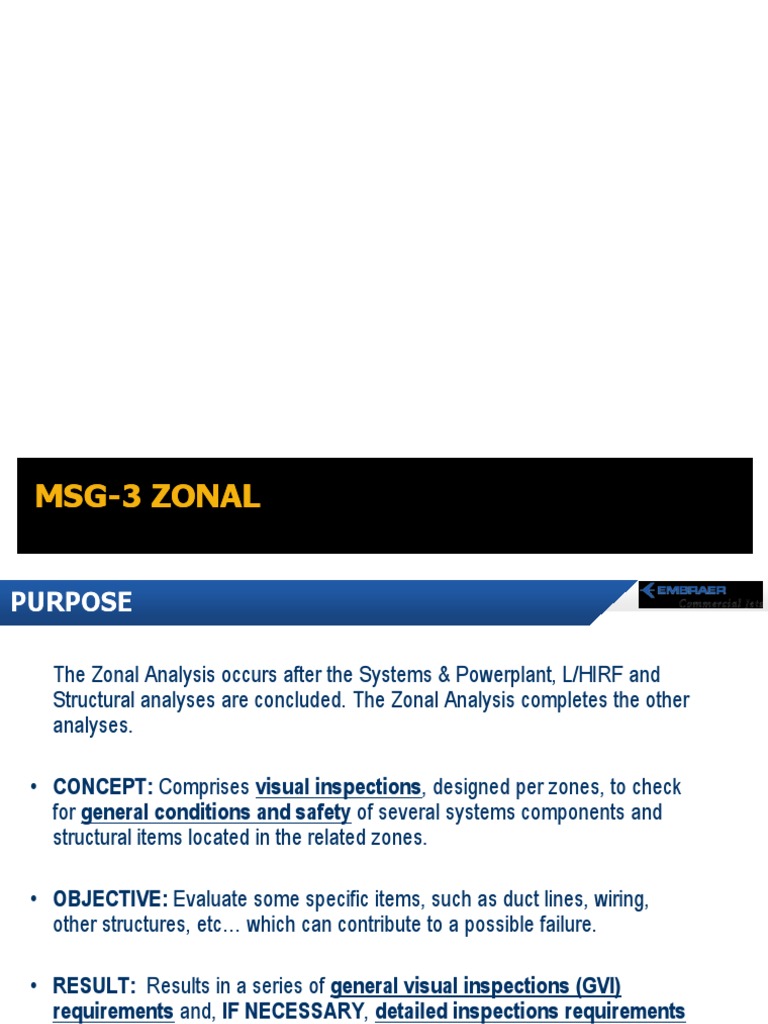 Aula 14 - Analise MSG-3 Zonal | PDF | Electrical Wiring | Aircraft