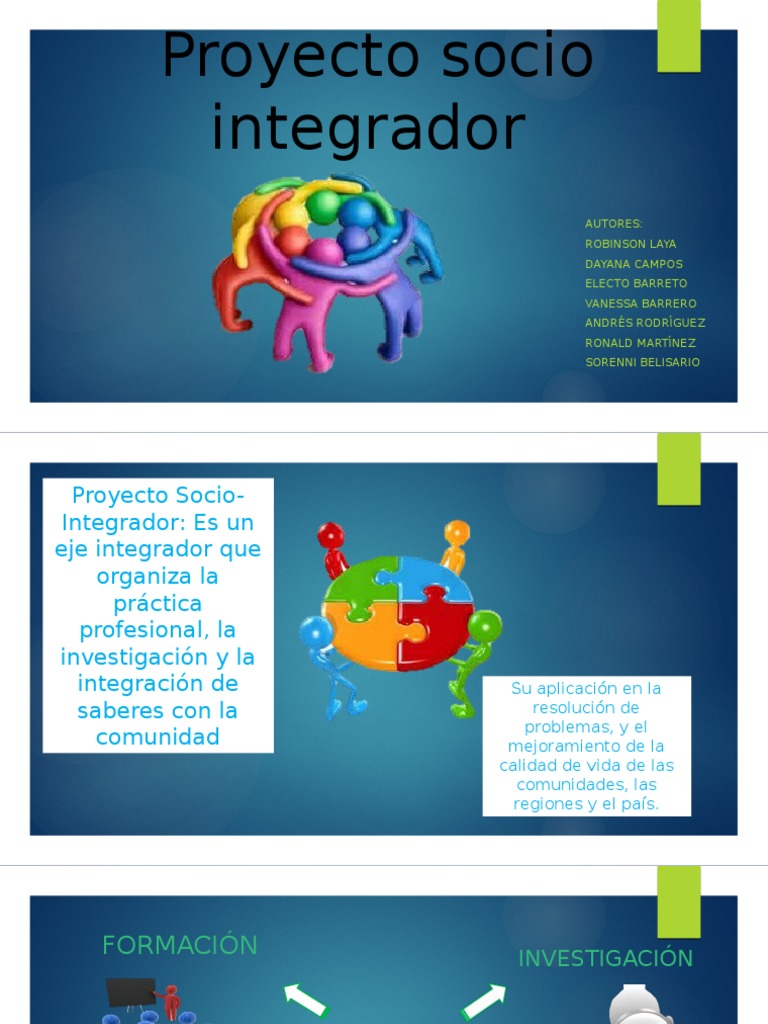 Proyecto Socio Integrador | PDF | Ciencias sociales