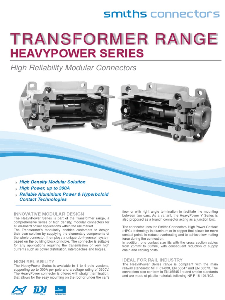 HeavyPower Connectors Brochure | PDF | Electrical Connector | Electronics