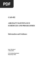 CAAT ENG 01 Aircraft Maintenance Schedules and Programmes Signed | PDF ...