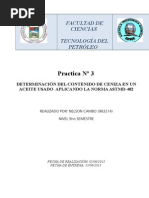 Método ASTM D3279 para Asfaltenos | PDF | Filtración | Química