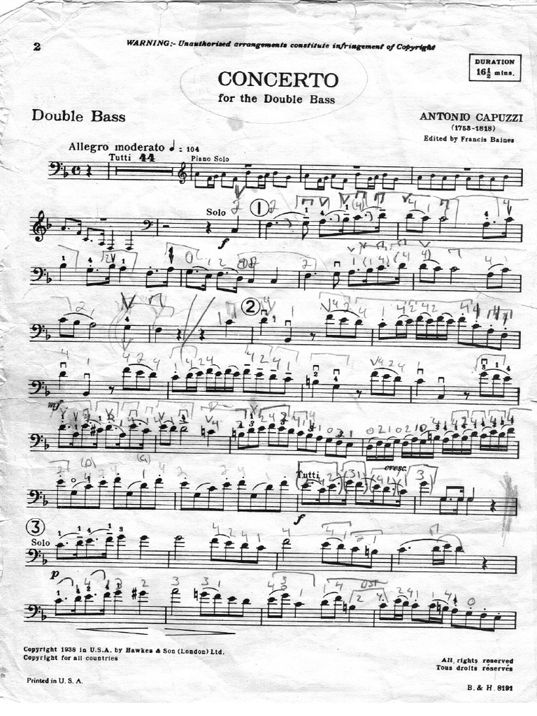 Capuzzi Concerto | PDF