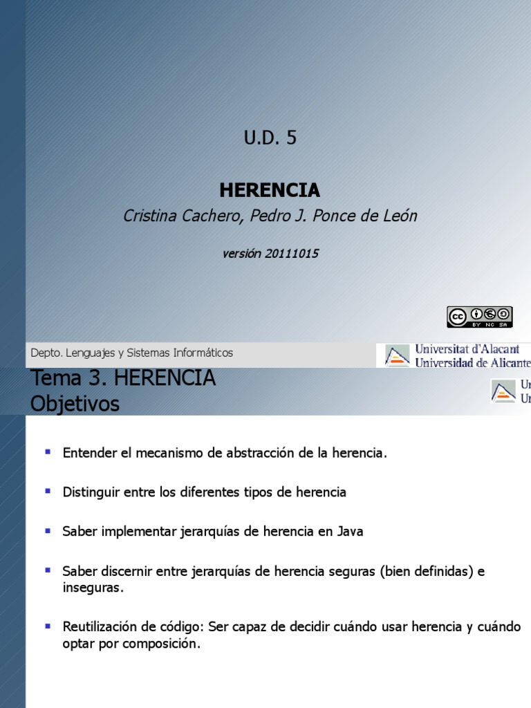 Introducción a la Herencia en Java | PDF | Herencia (Programación ...