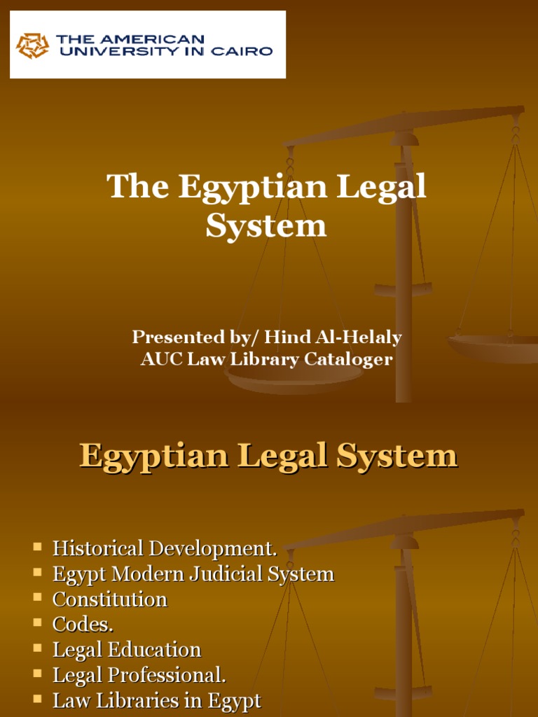 The Egyptian Legal System3 | PDF | Judiciaries | Supreme Courts