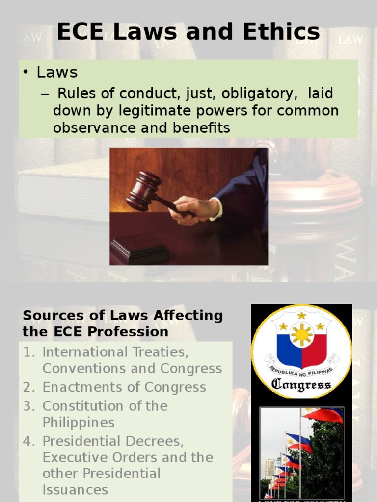 ECE Laws and Ethics Notes | Licensure | Intellectual Property