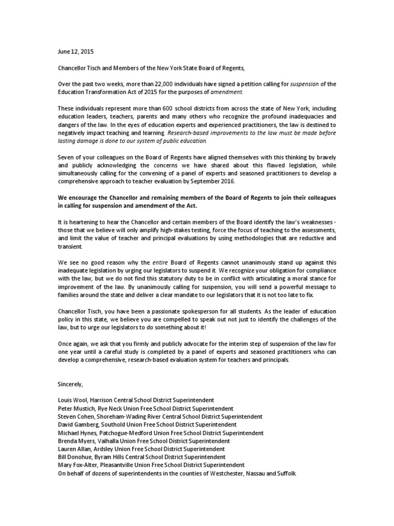 Letter To Regents | PDF | Public Sphere | Social Institutions