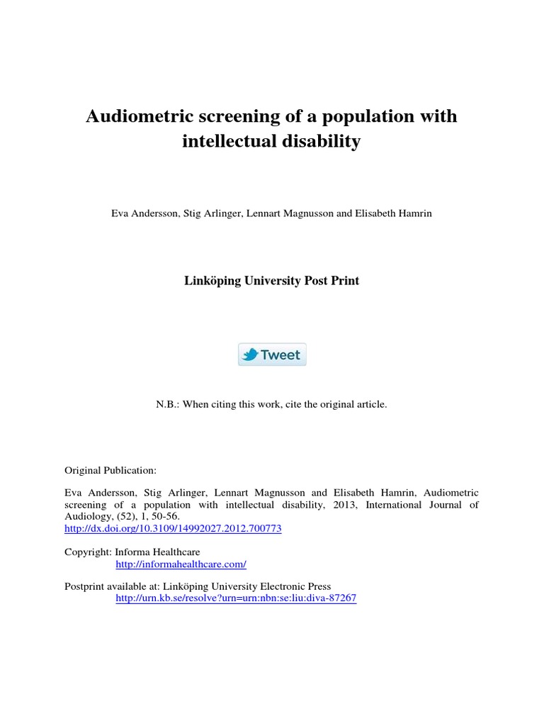 Fulltext02 PDF | PDF | Headphones | Hearing