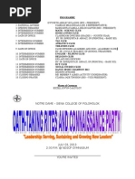 Sample Alumni Homecoming Program | PDF