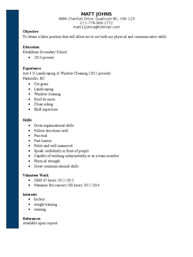 Matt Johns Resume | PDF | Career & Growth | Business