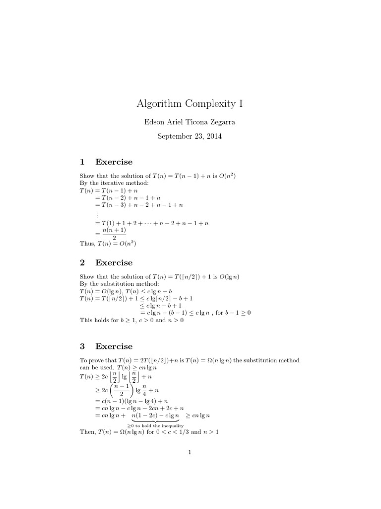 Analyzing Algorithm Complexity Through Solving Recursion Relations And Applying Masters Theorem 8916