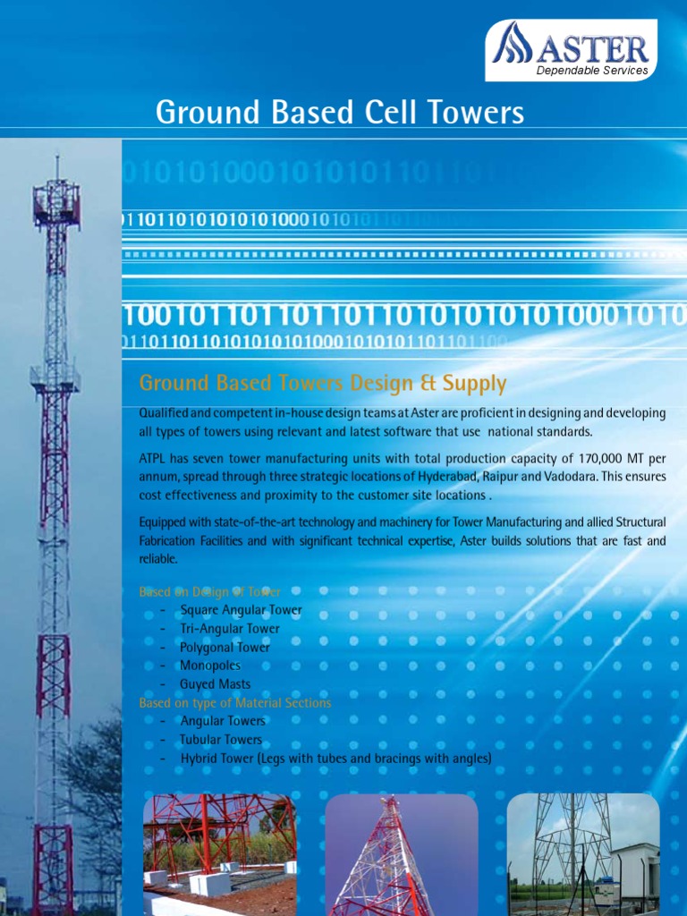 Ground Based Towers | PDF | Telecommunications