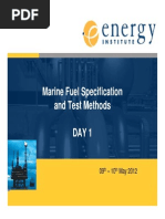 Marine Fuel Specifications Guide | PDF | Fuel Oil | Physical Sciences