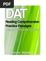 Dat Practice Test | PDF | Test (Assessment) | Data Collection