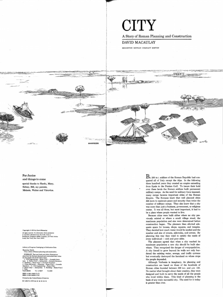 City (Complete Version) - David Macaulay | PDF