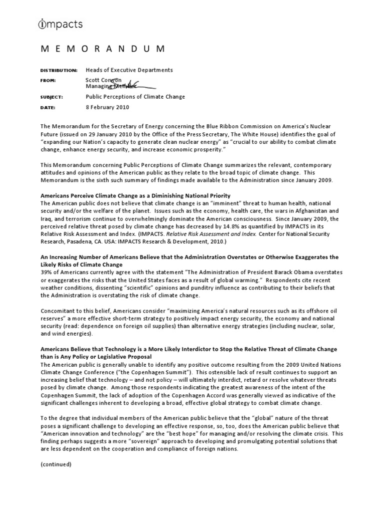 Barack Obama, David Axelrod and Scott Corwon - Climate Policy by Poll ...