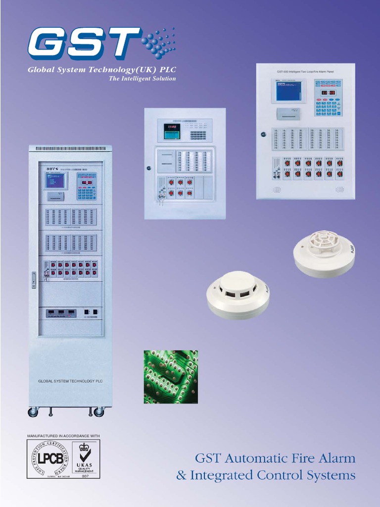 GST Fire Alarm System Catalogue | PDF | Power Supply | Relay