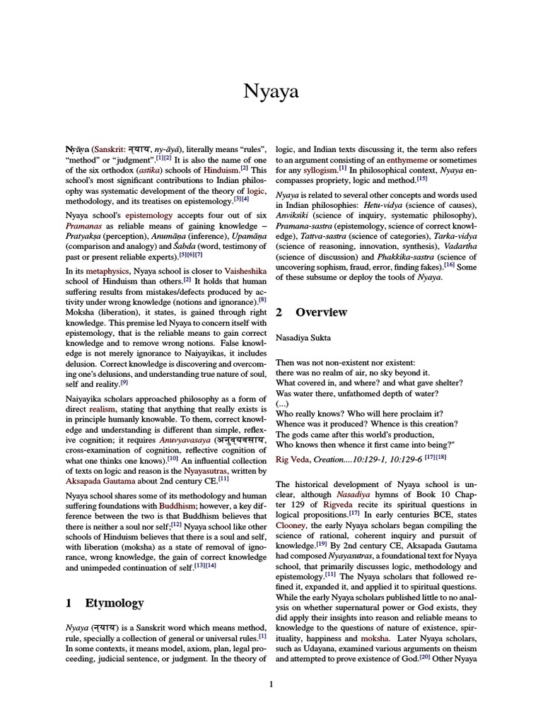 Nyaya School of Philosophy | Psychological Attitude | Logic