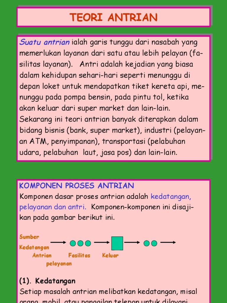 Teori Antrian | PDF