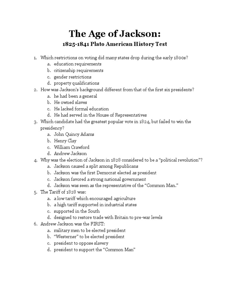 Theageofjackson | PDF | Nullification (U.S. Constitution) | Andrew Jackson