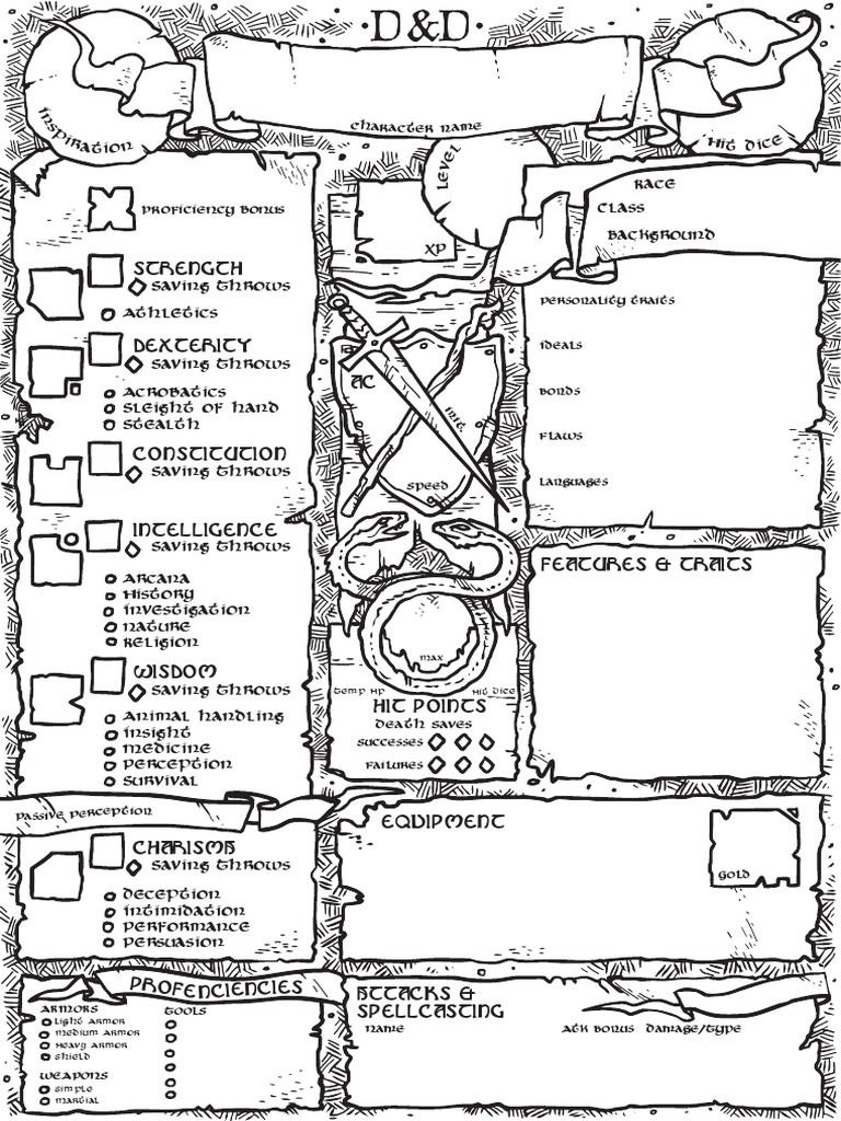 D&D5 Character Sheet | PDF