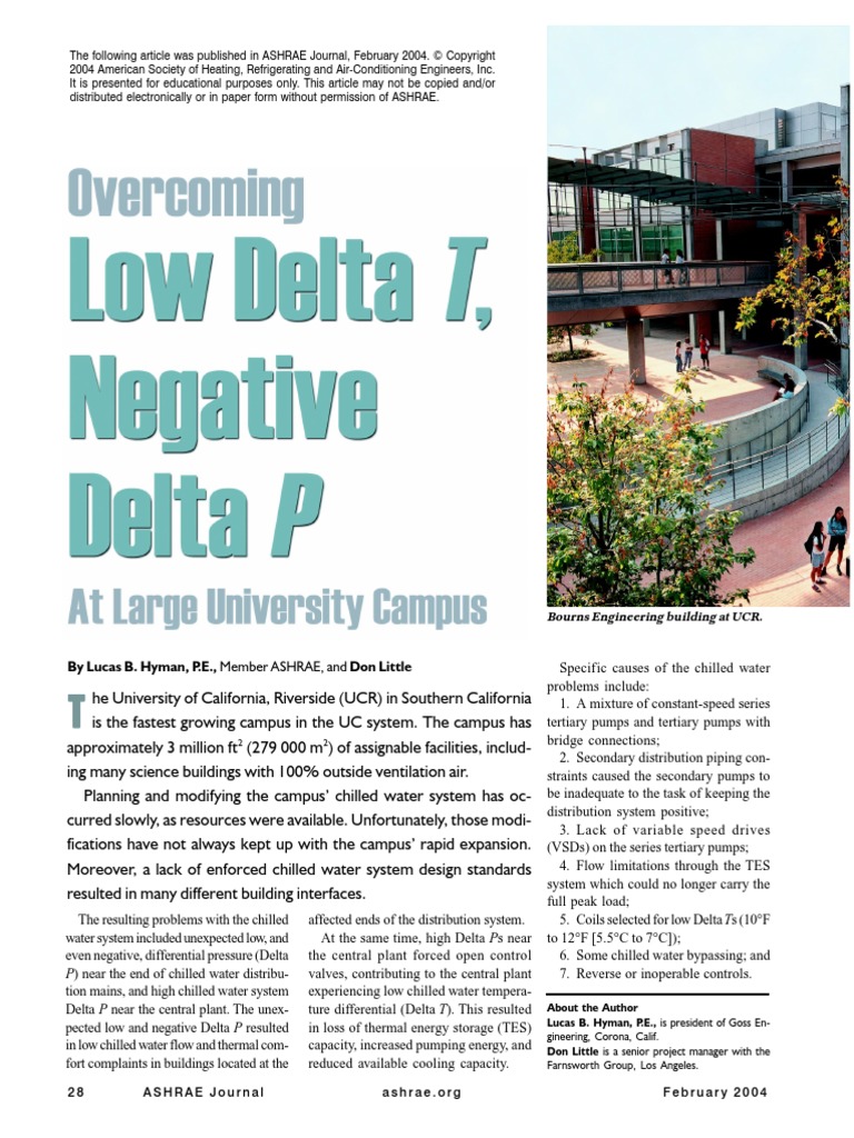 Low Delta T & Negative Delta P | PDF