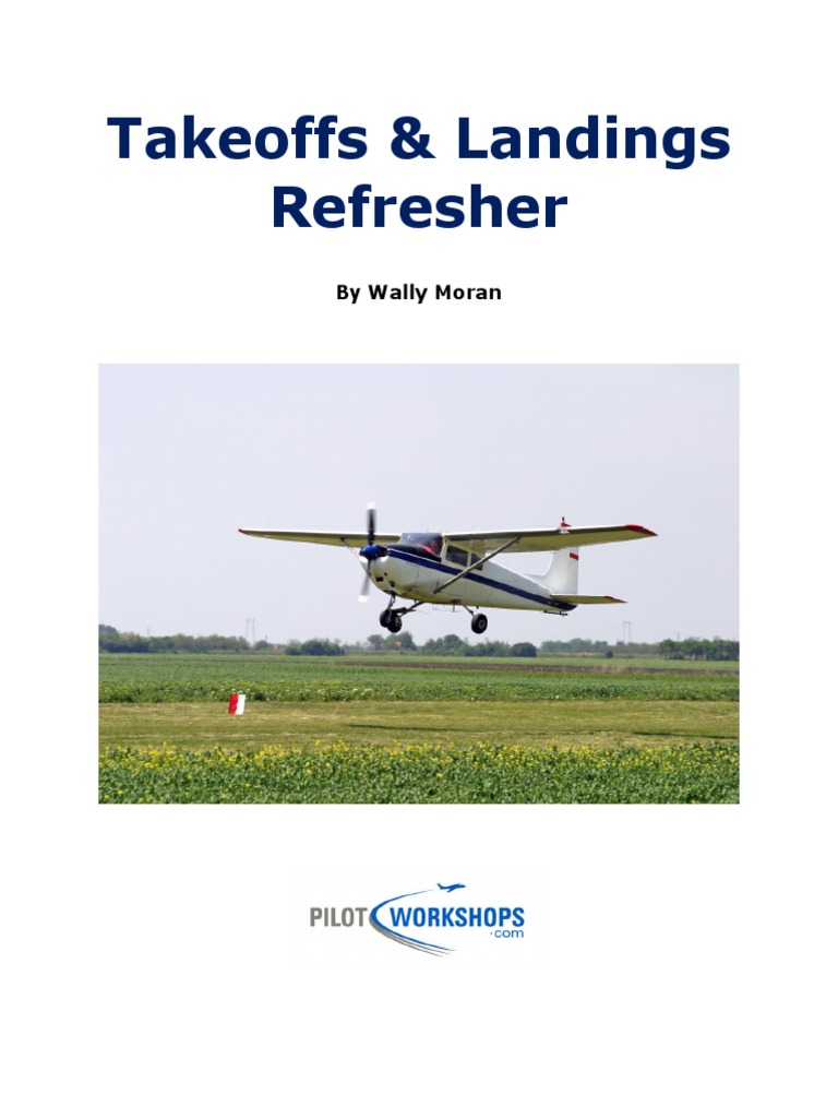 Takeoff and Landing Techniques Guide | PDF | Aircraft | Aerospace ...
