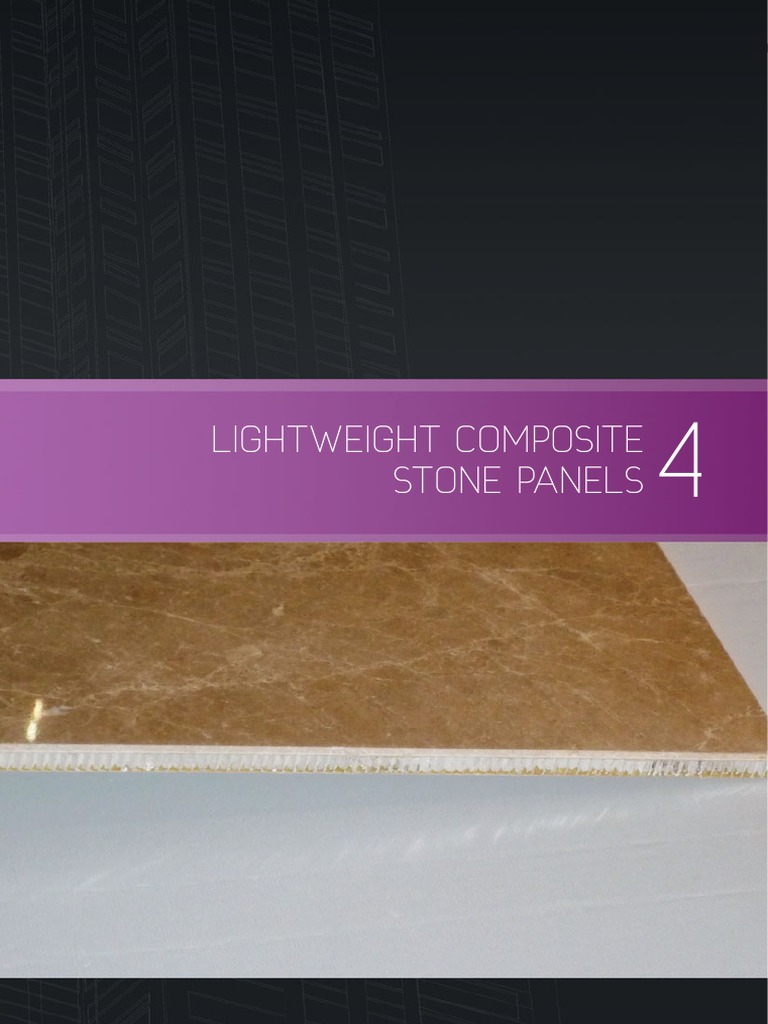 Lightweight Composite Stone Panels | PDF | Composite Material | Flooring
